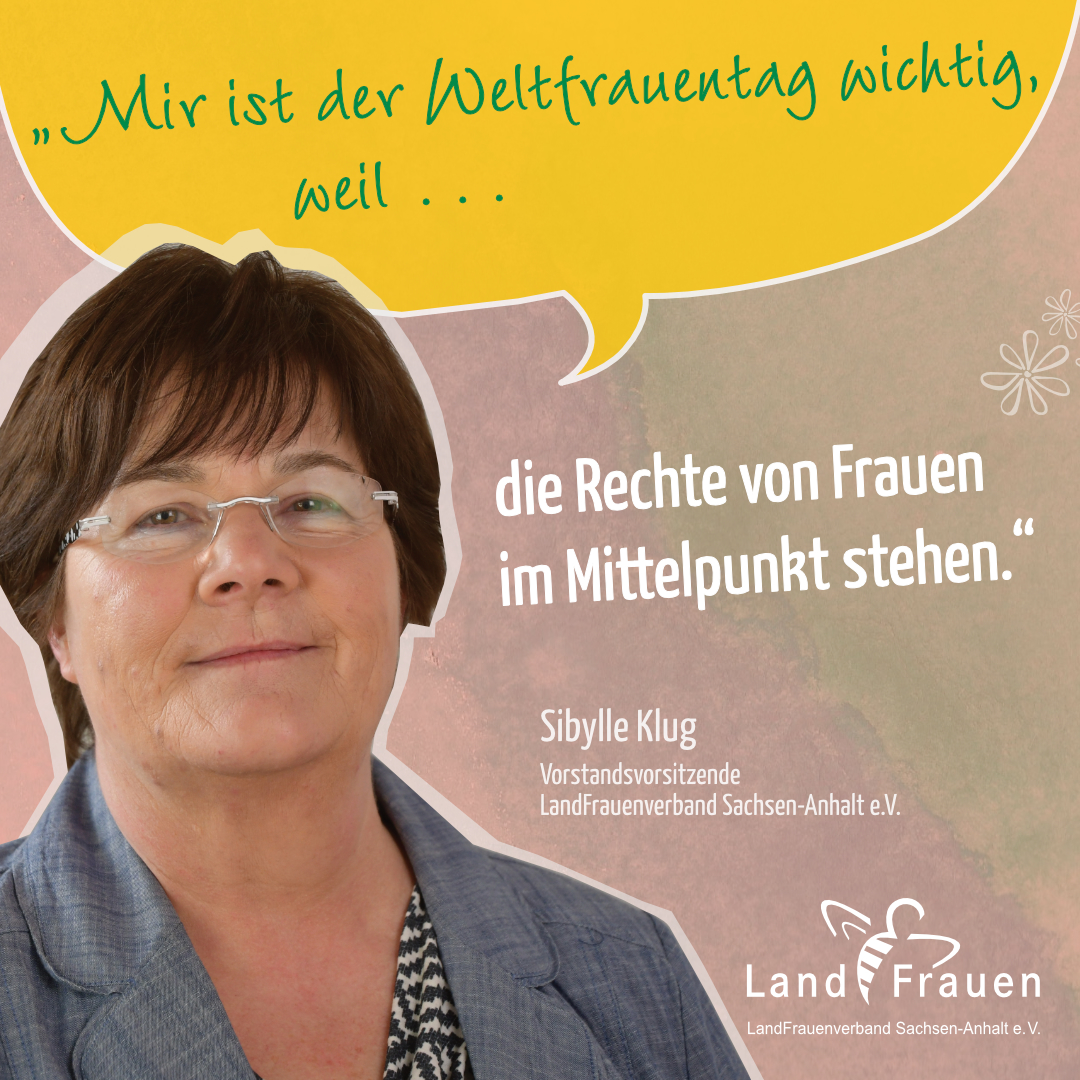 "Wir freiern den Weltfrauentag, weil ..."